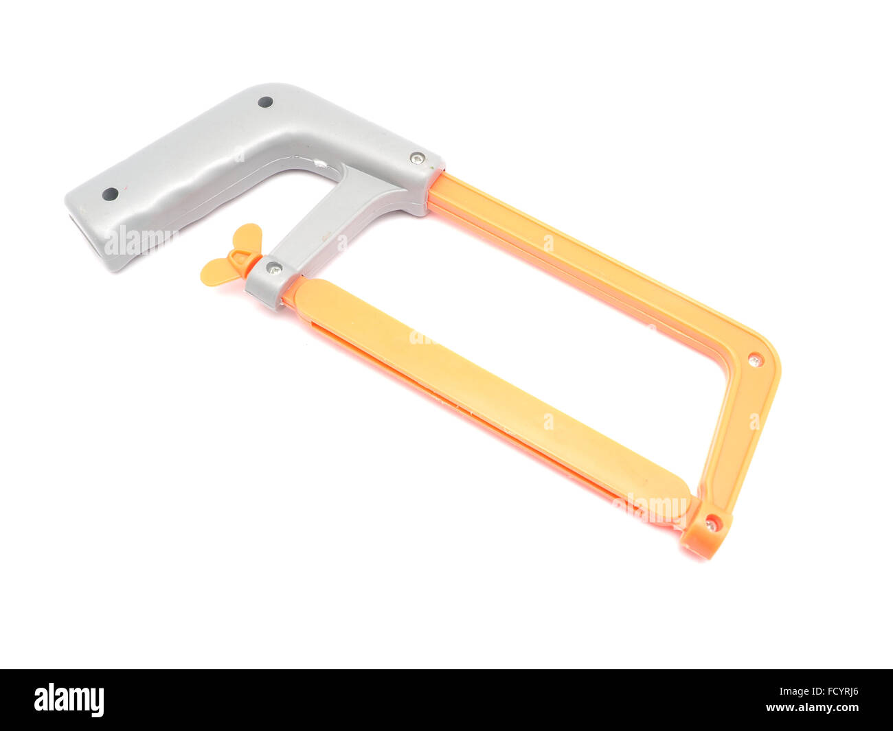 Children hacksaw on a white background Stock Photo - Alamy