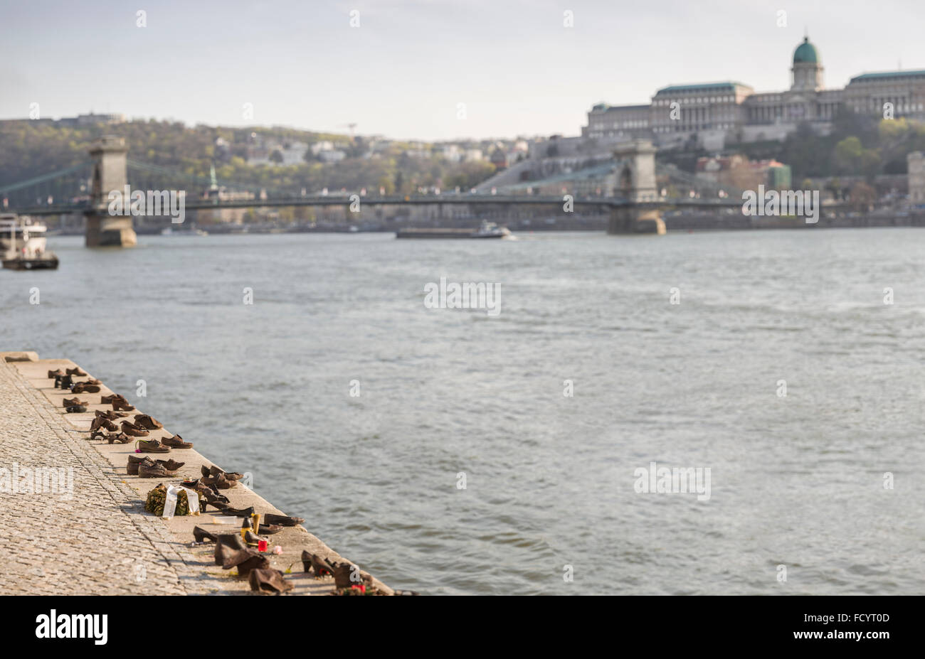 Holocaust memorial with shoes hi-res stock photography and images - Alamy