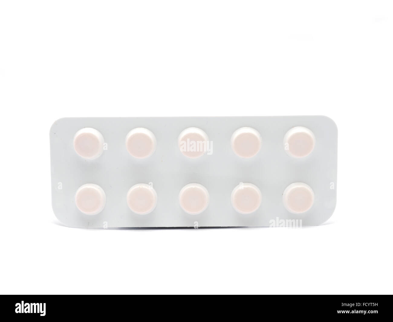 packaging of tablets on a white background Stock Photo - Alamy