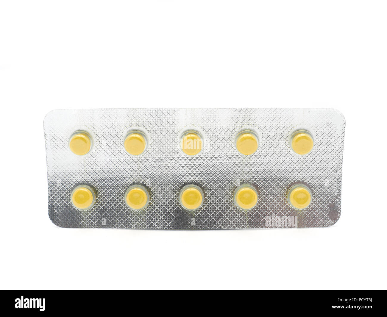 packaging of tablets on a white background Stock Photo - Alamy