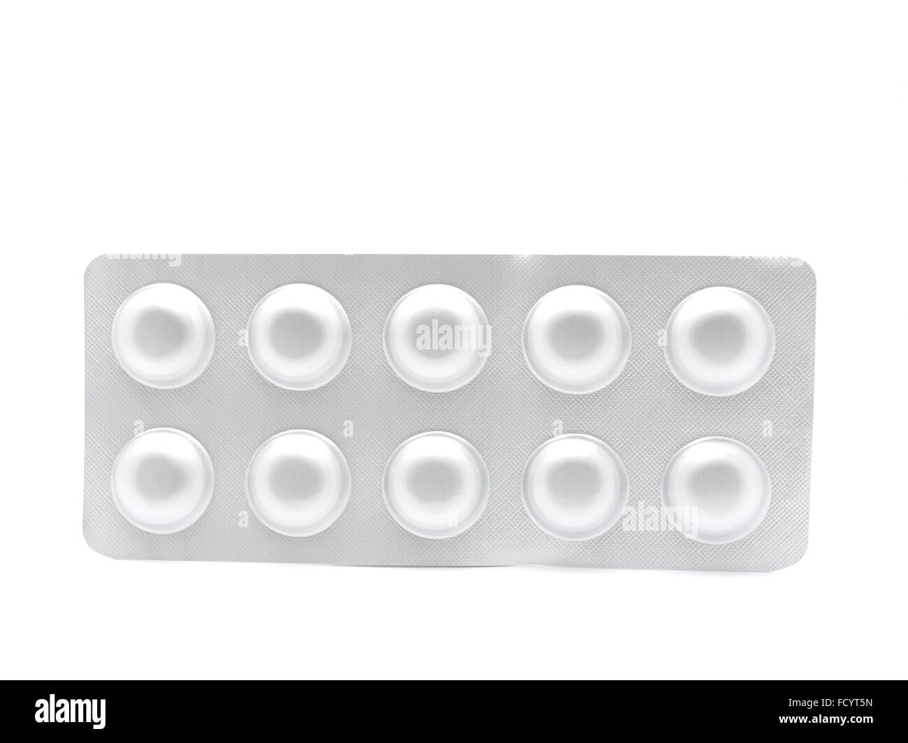 packaging of tablets on a white background Stock Photo - Alamy