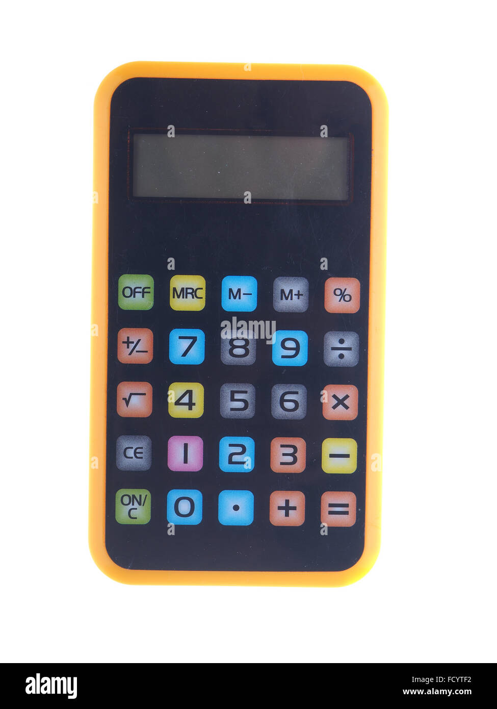 3d render calculator Cut Out Stock Images & Pictures - Alamy