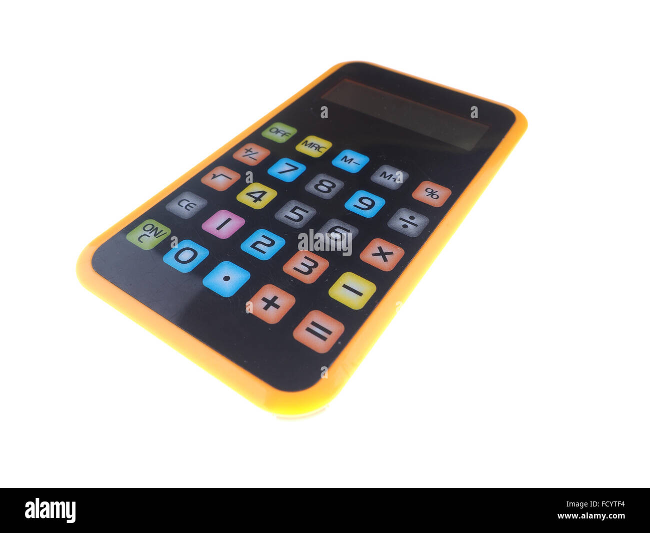 3d render calculator Cut Out Stock Images & Pictures - Alamy