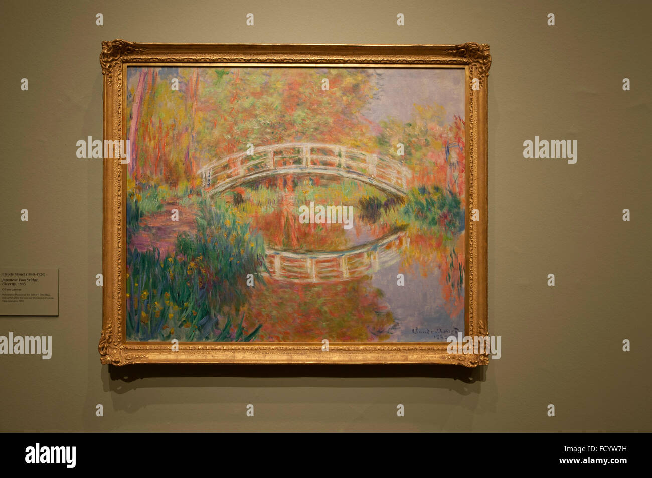 Claude monet japanese footbridge hi-res stock photography and images ...