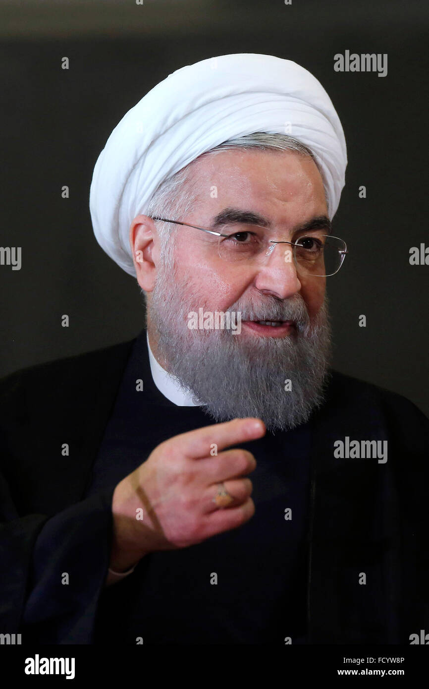 Iranian president hassan rouhani hi-res stock photography and images ...