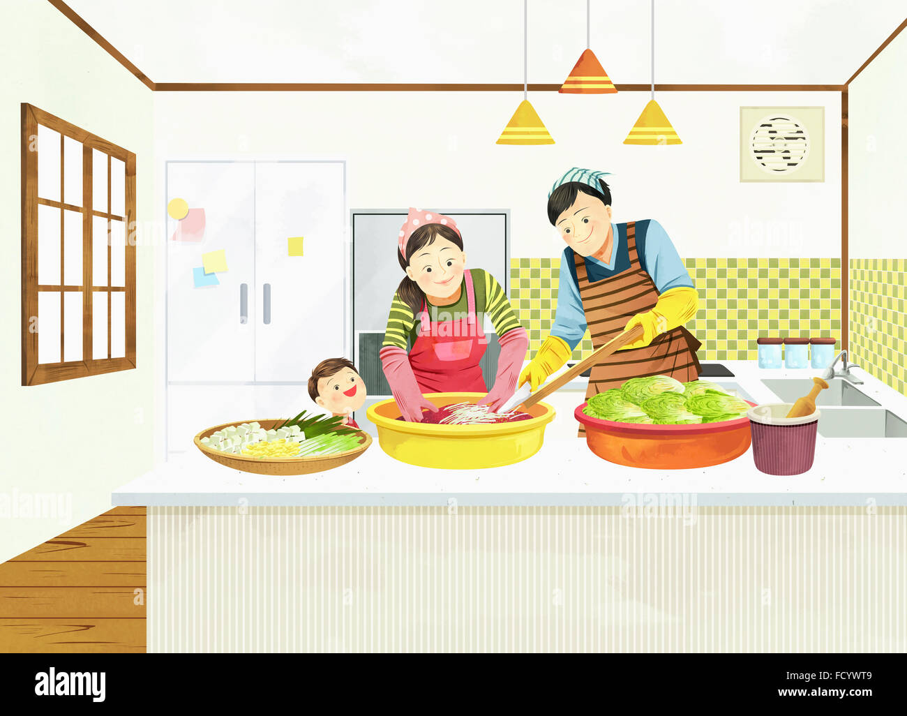 Korean kimchi child hi-res stock photography and images - Alamy