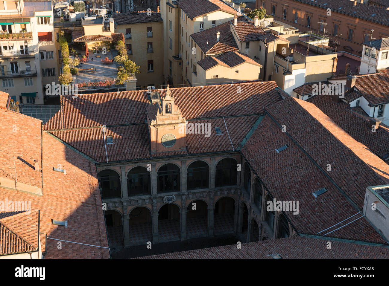 Aerial view of Bologna, Italy. Overhead view Stock Photo - Alamy