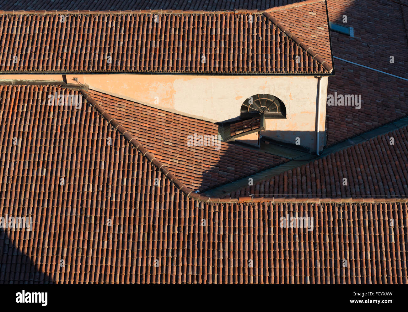 Aerial view of Bologna, Italy. Overhead view Stock Photo - Alamy