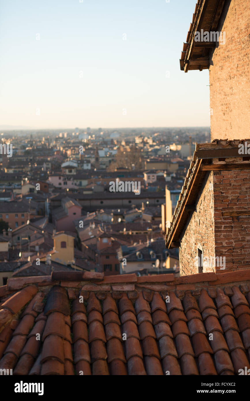 Aerial view of Bologna, Italy. Overhead view Stock Photo - Alamy