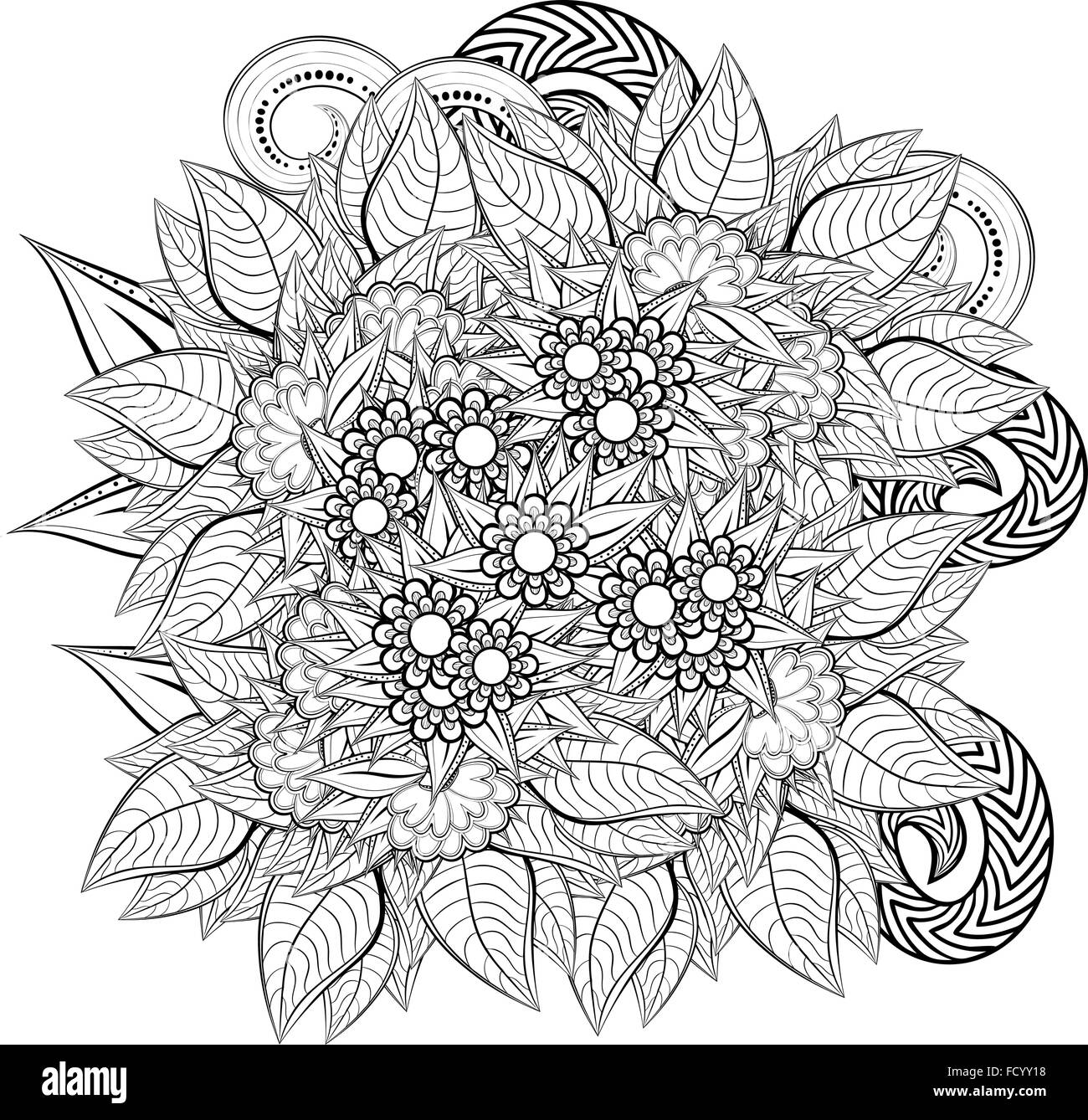 Book romantic pattern Black and White Stock Photos & Images - Alamy