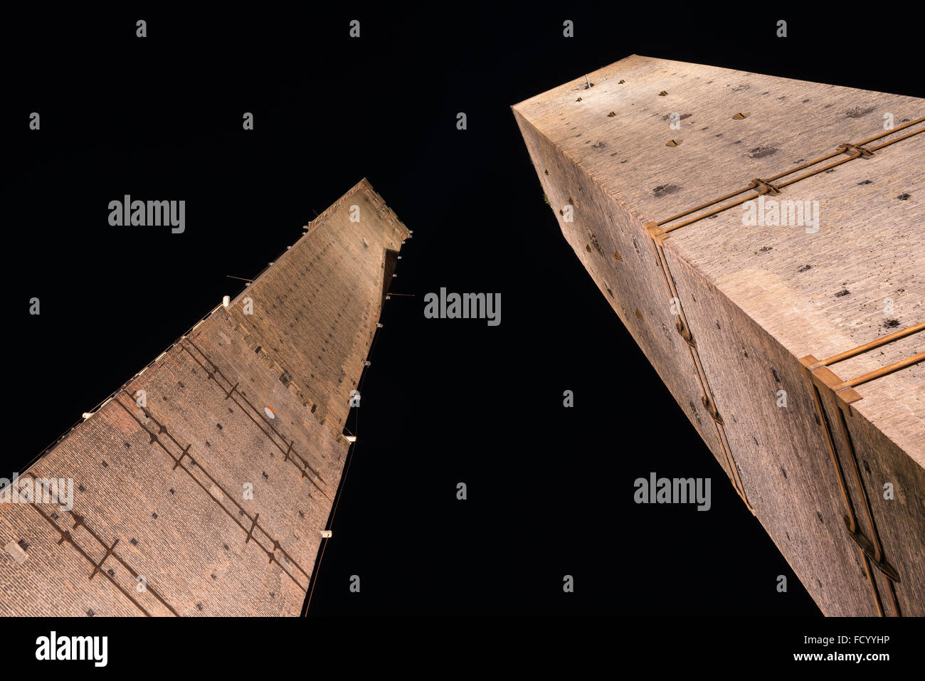 Medieval two towers hi-res stock photography and images - Alamy