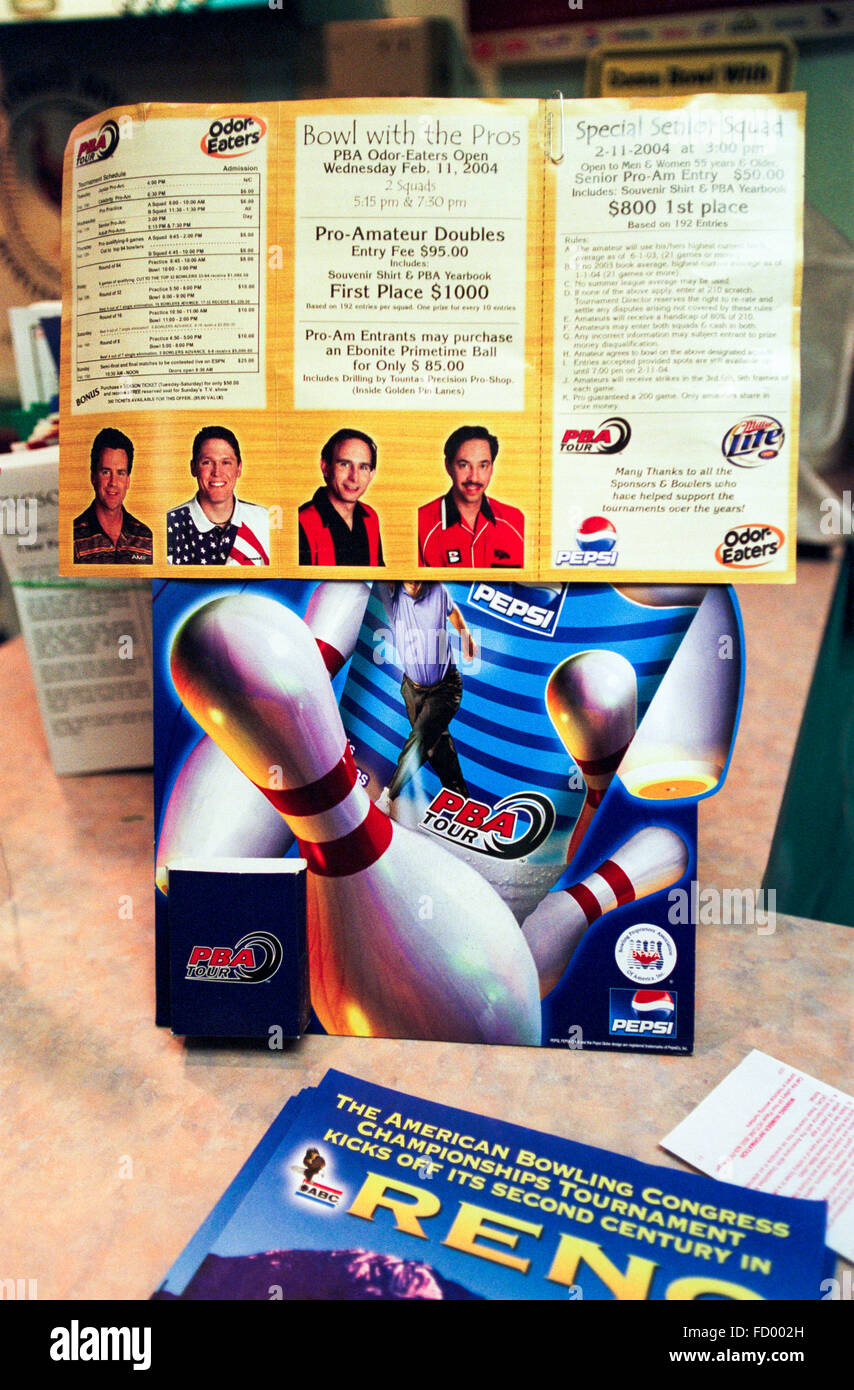 TUCSON, AZ – FEBRUARY 15: Pro Bowler Patrick Allen at the PBA Odor ...