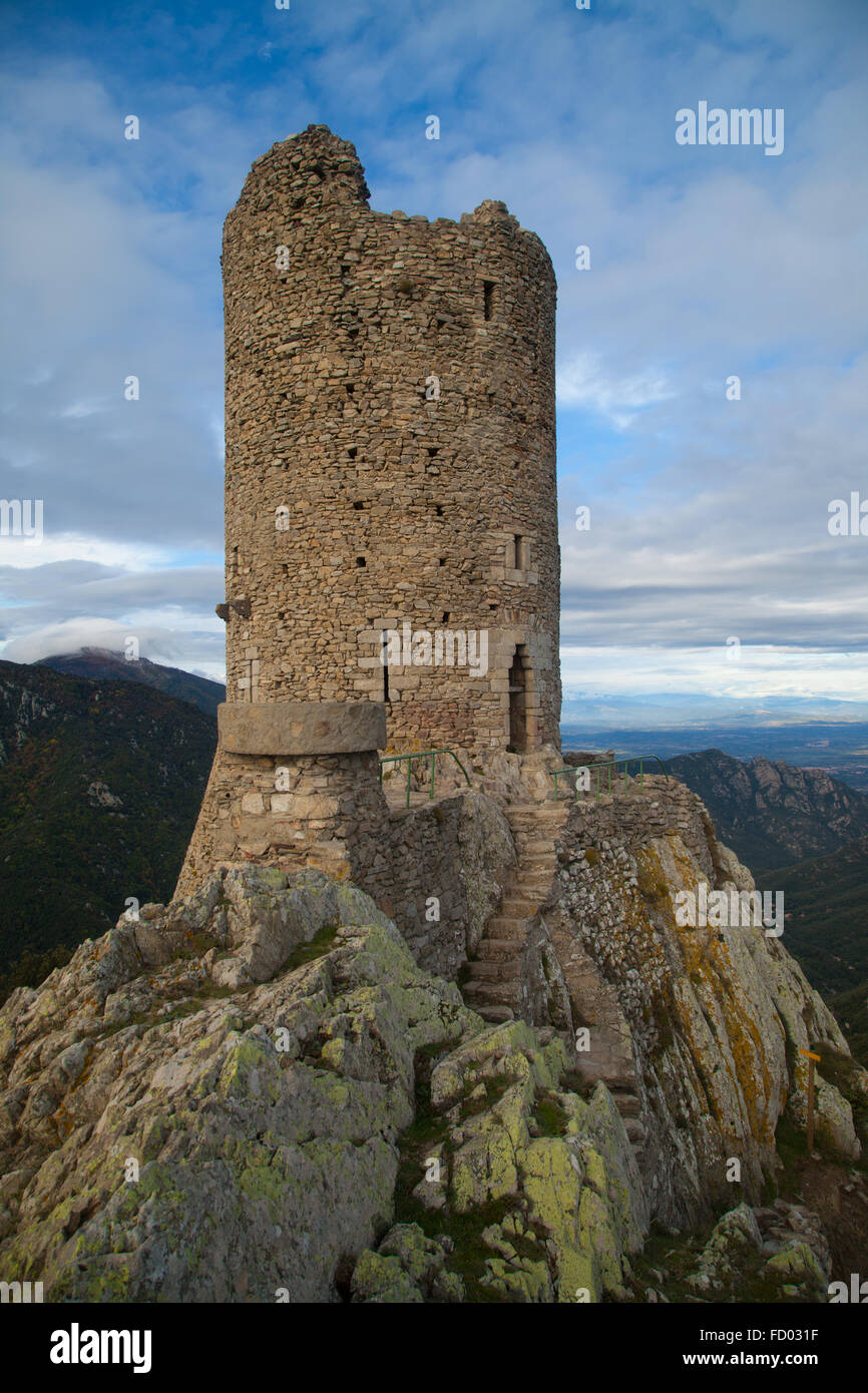 Massane Tower, Tour de la Massane, South of France Stock Photo - Alamy