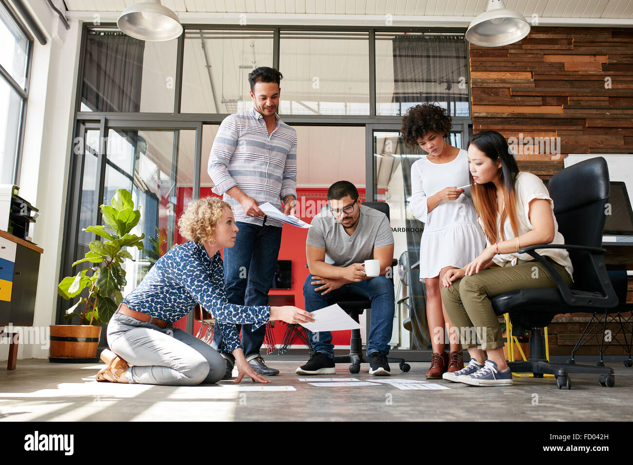 Design team planning for a new project Stock Photo - Alamy