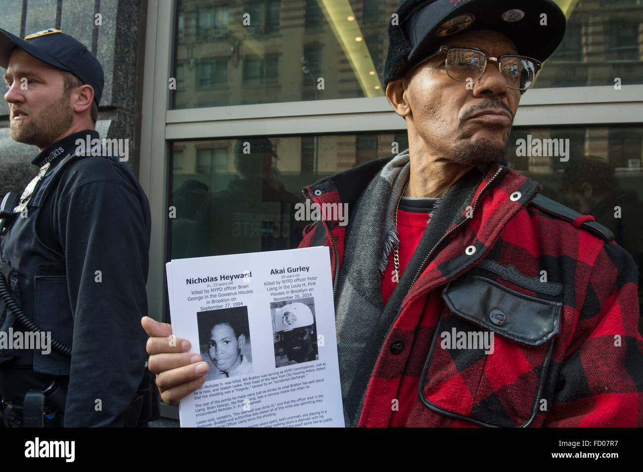New York, NY, USA. 25th Jan, 2016. NICHOLAS HEYWARD, SR., whose son ...