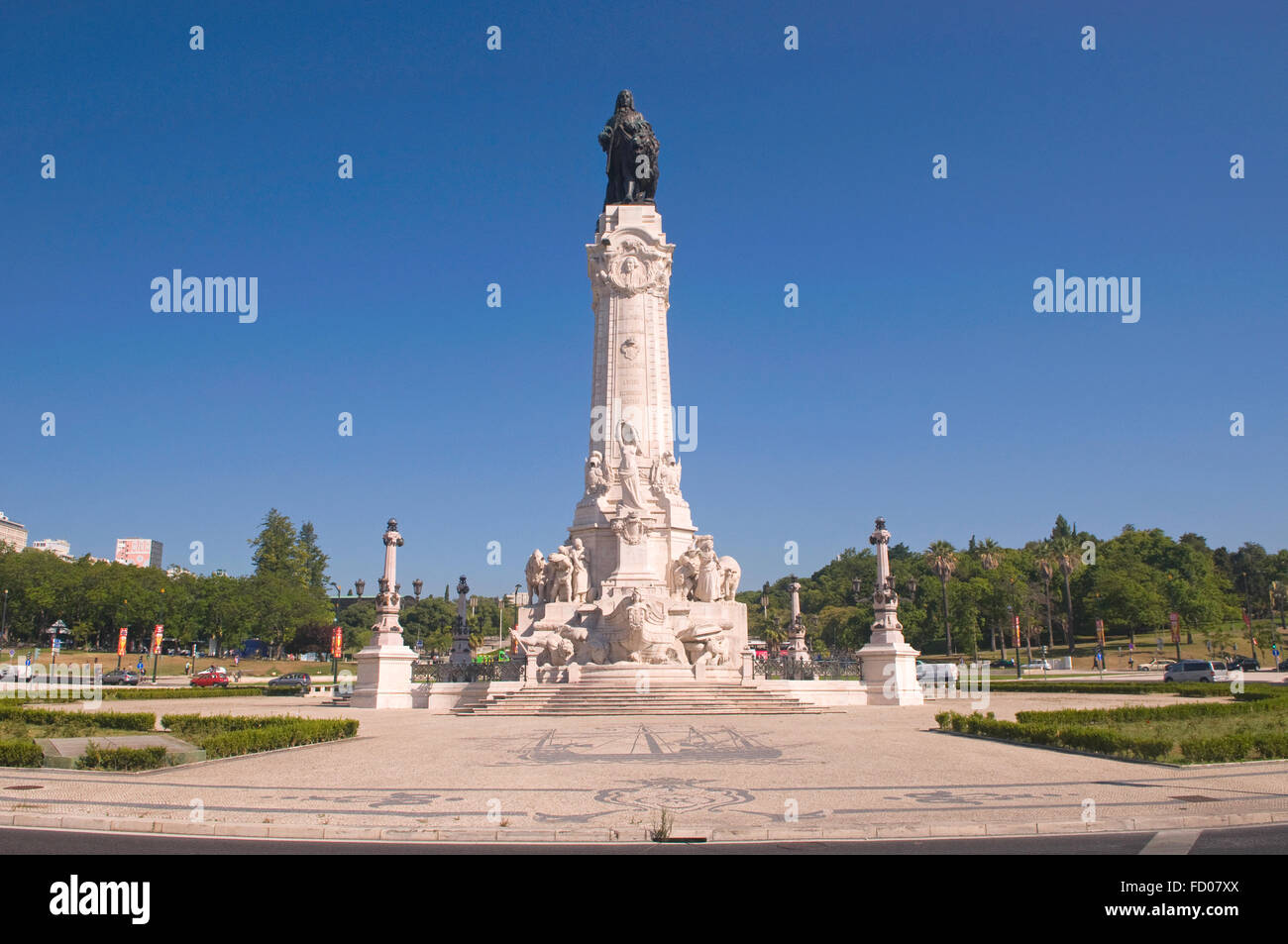 Marques de Pombal statue in Lisbon, Portugal Stock Photo - Alamy
