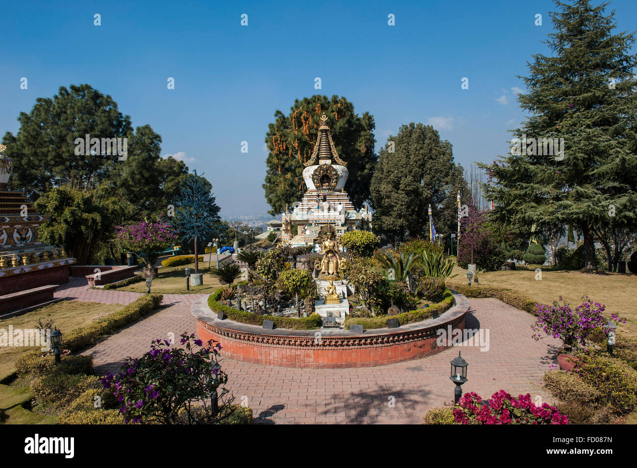 Nepal, Kopan monastery Stock Photo - Alamy
