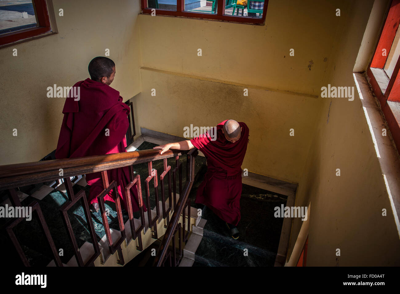 Nepal, Kopan monastery Stock Photo - Alamy