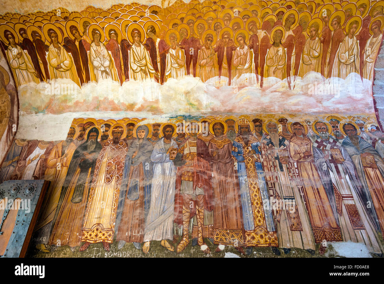 Frescoes at Zica Monastery, Serbian Orthodox church, near Kraljevo ...