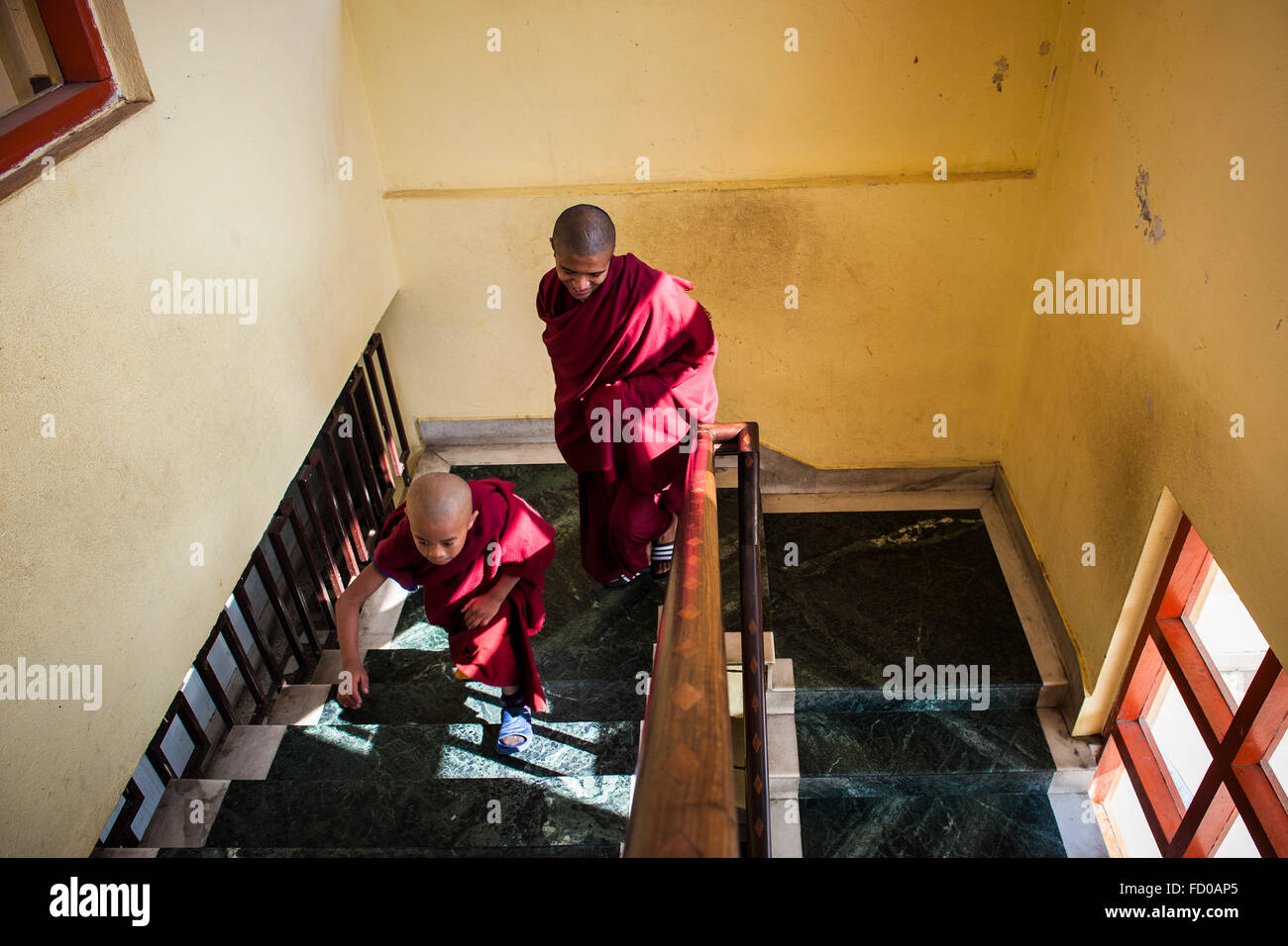 Nepal, Kopan monastery Stock Photo - Alamy