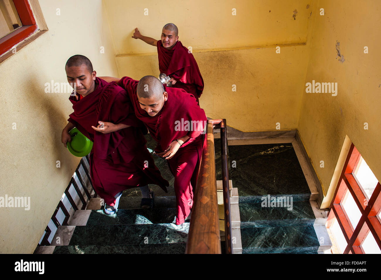 Nepal, Kopan monastery Stock Photo - Alamy