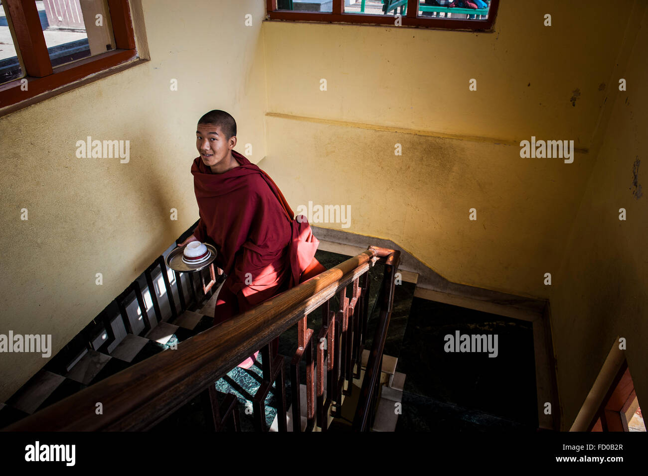 Nepal, Kopan monastery Stock Photo - Alamy