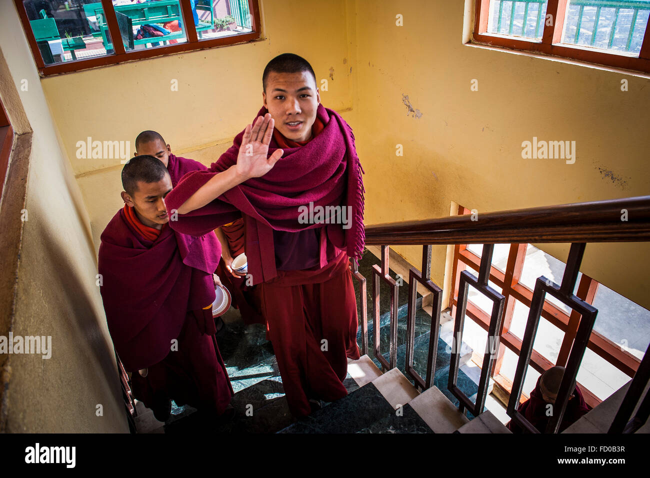 Nepal, Kopan monastery Stock Photo - Alamy