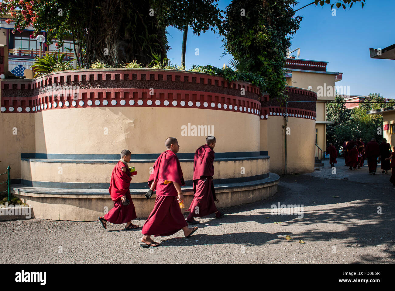 Nepal, Kopan monastery Stock Photo - Alamy