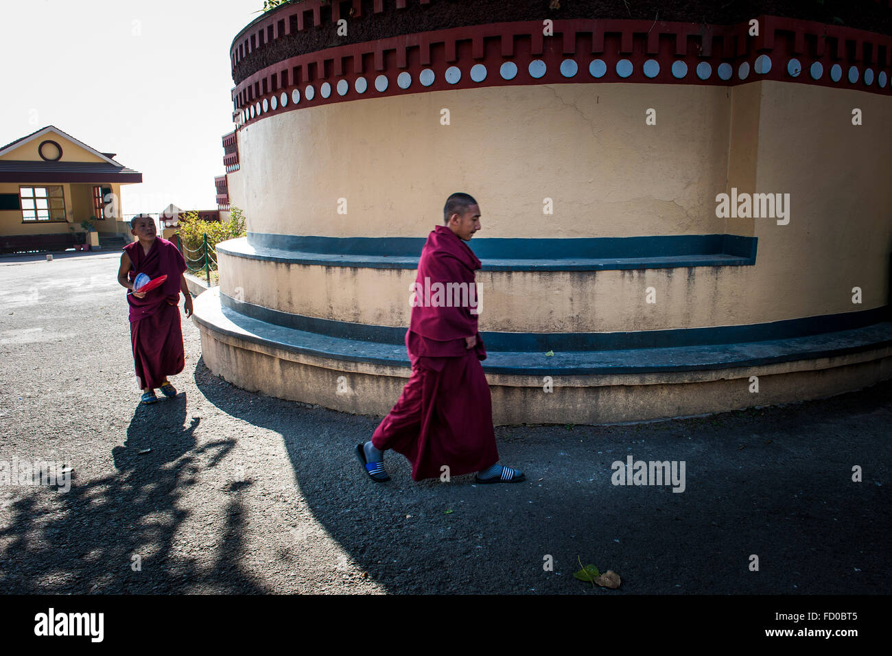 Nepal, Kopan monastery Stock Photo - Alamy