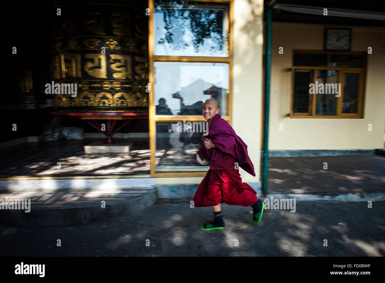 Nepal, Kopan monastery Stock Photo - Alamy