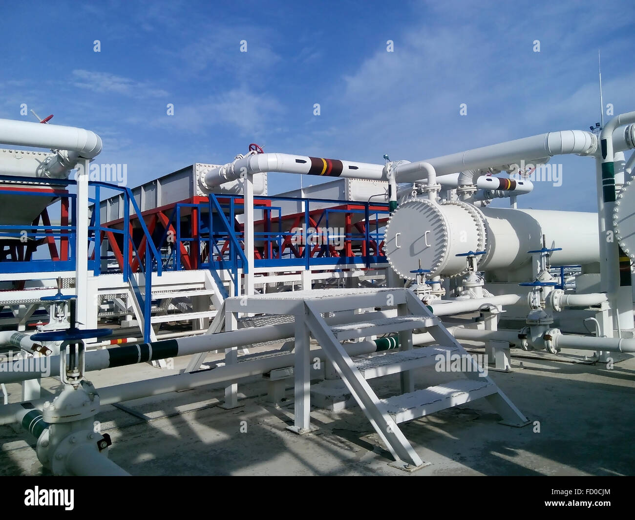 The oil refinery Stock Photo - Alamy