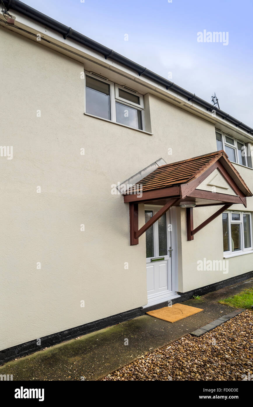 concrete terraced house Stock Photo - Alamy