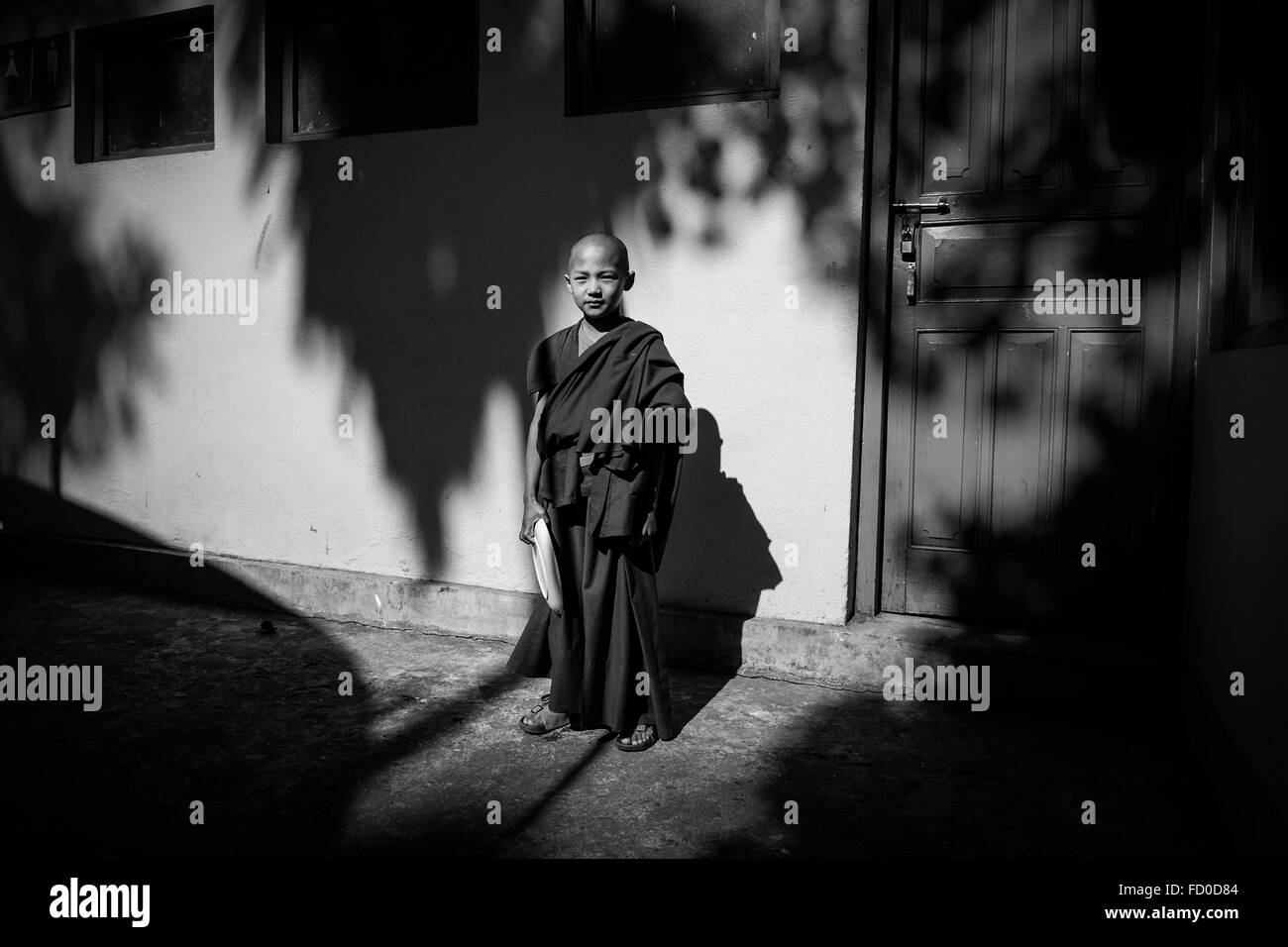 Nepal, Kopan monastery Stock Photo - Alamy