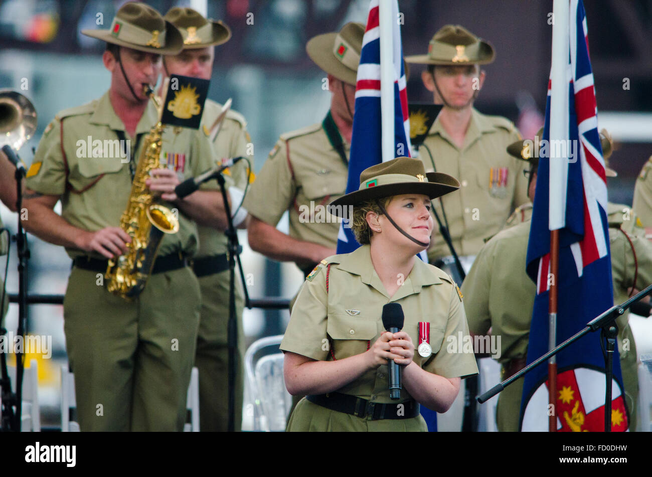 Australian army band hi-res stock photography and images - Alamy