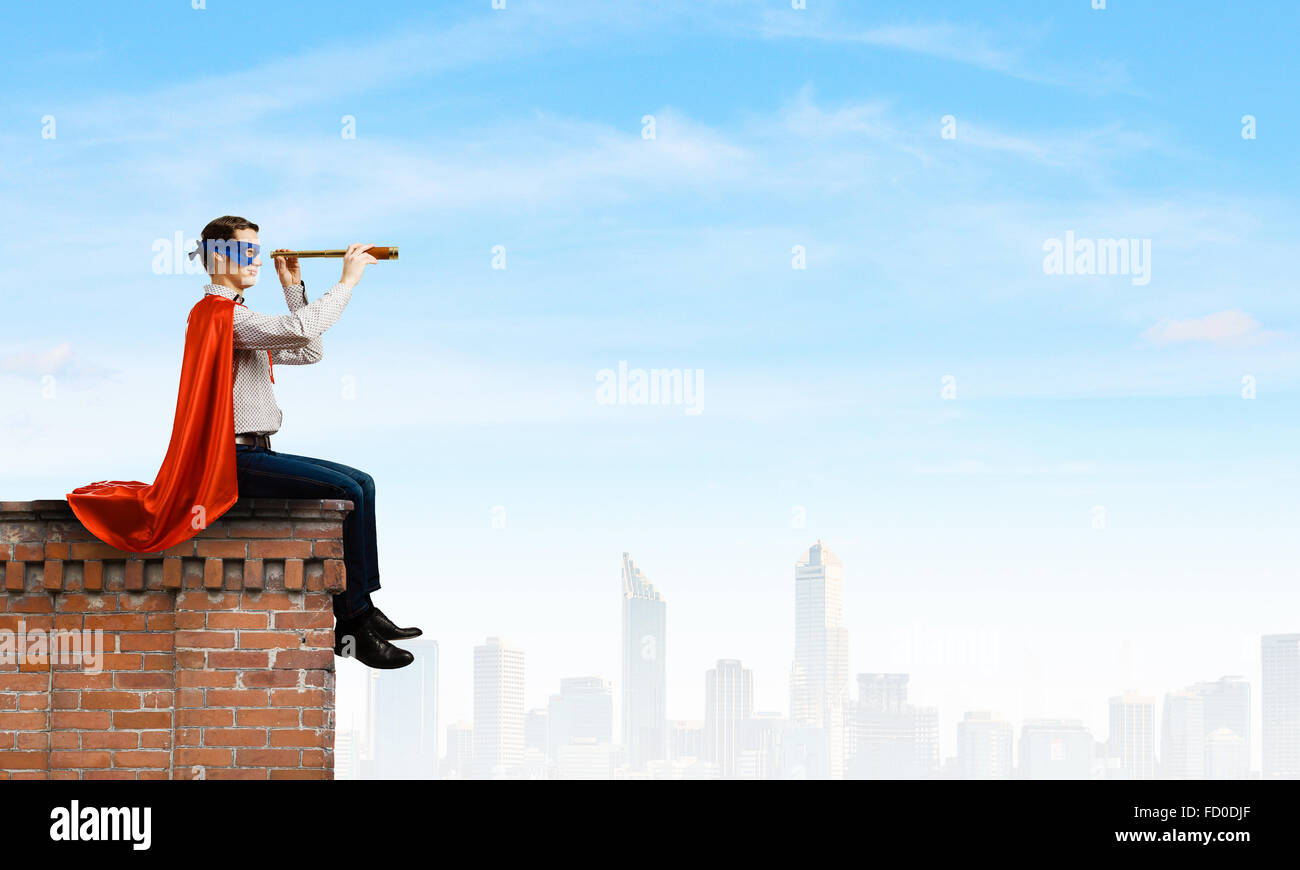 Superman building hi-res stock photography and images - Alamy