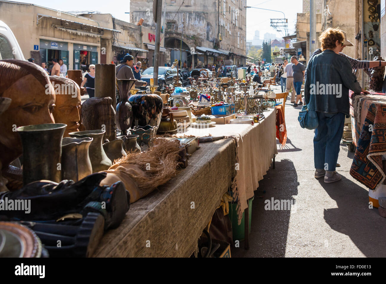 Merchant Fair and The Flea Market in Haifa, Israel Stock Photo - Alamy