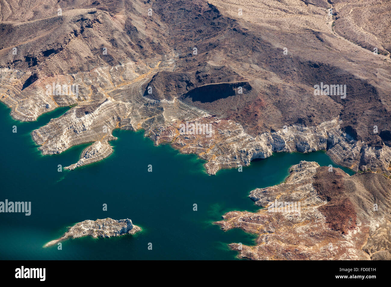 Aerial view of Lake Mead Stock Photo - Alamy