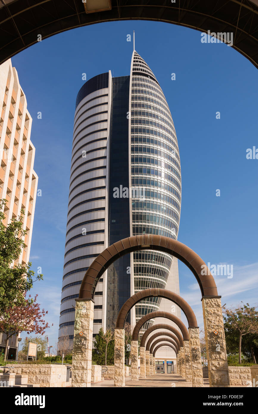 Sail Tower in Haifa, Israel Stock Photo - Alamy