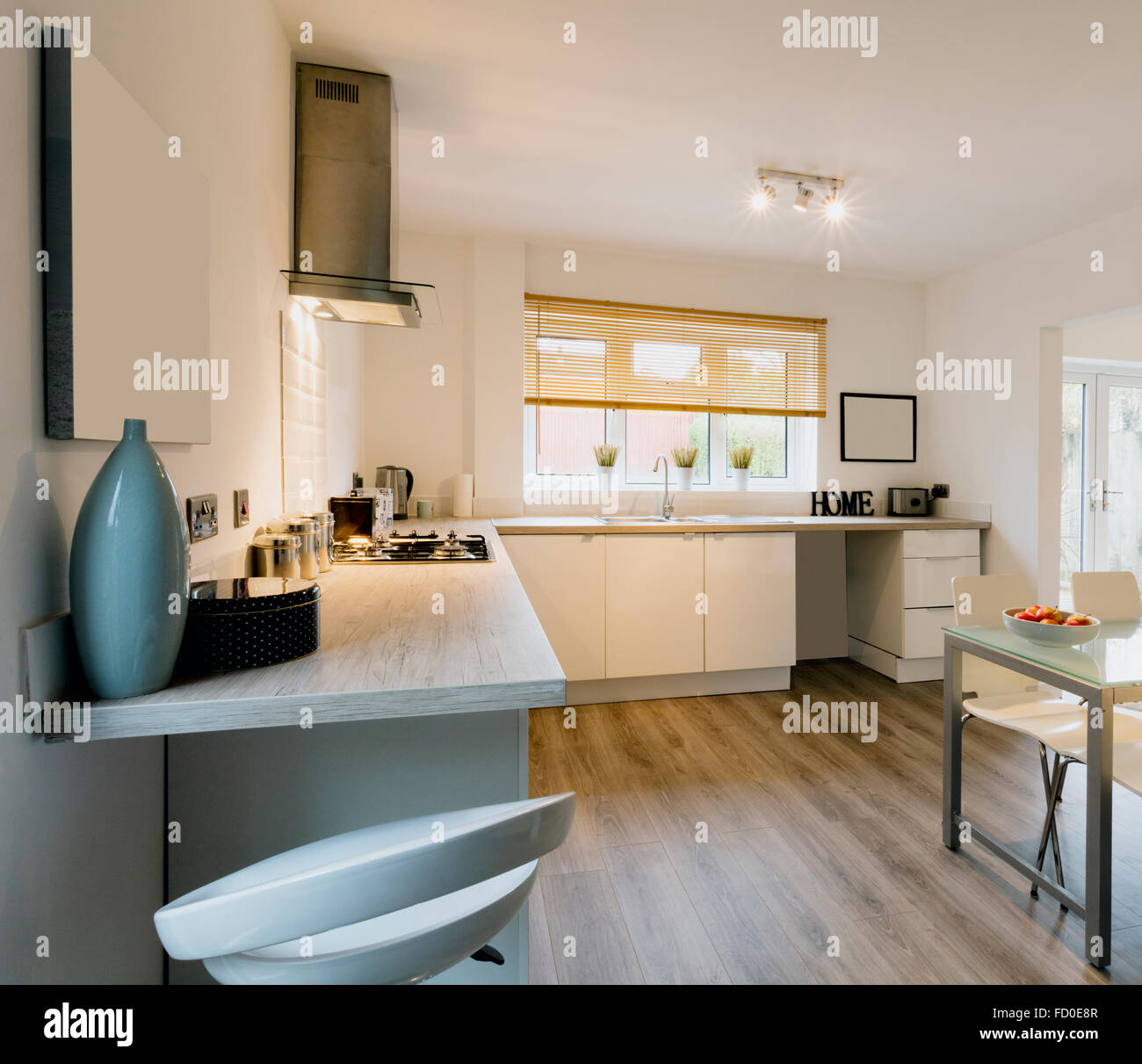 Kitchen dining room show house hi-res stock photography and images - Alamy