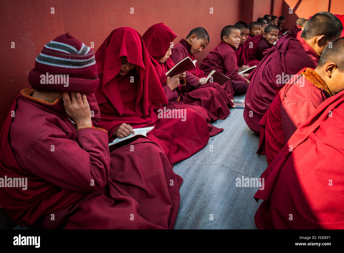 Nepal, Kopan monastery Stock Photo - Alamy
