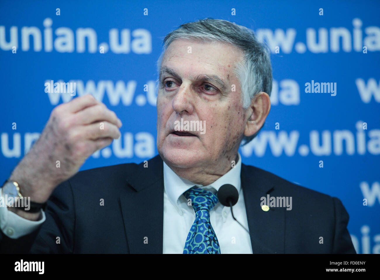 Kiev, Ukraine. 26th Jan, 2016. Nobel Prize in Chemistry, an Israeli ...