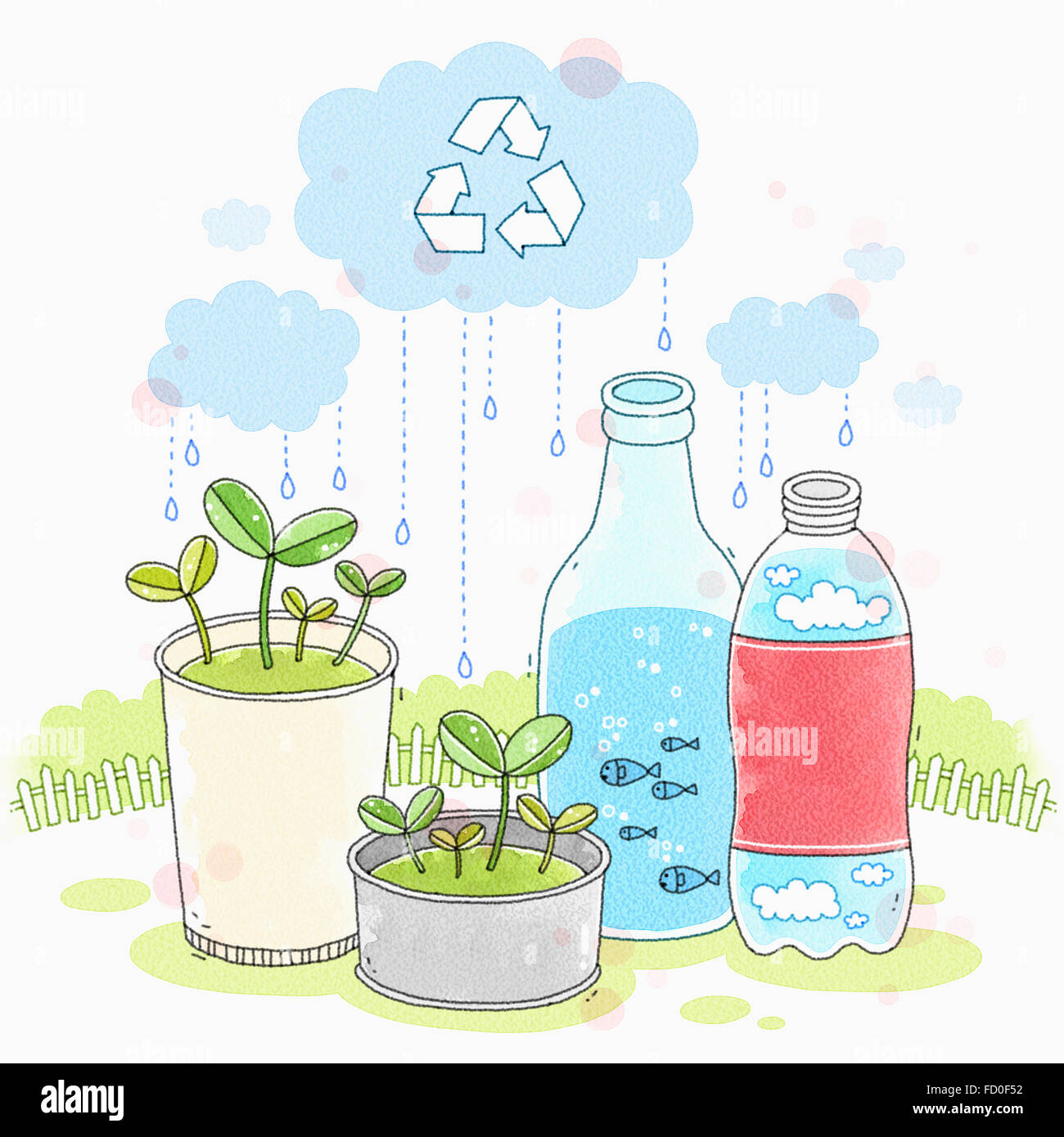 Environmental protection by recycle Stock Photo - Alamy