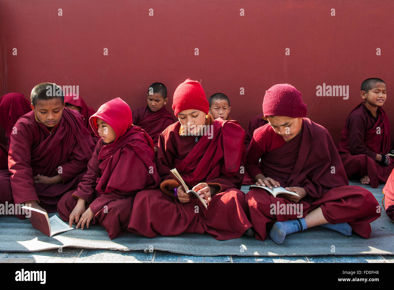 Nepal, Kopan monastery Stock Photo - Alamy