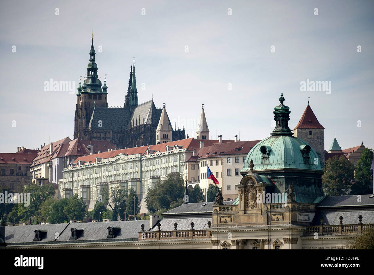 View from the Cechuv Bridge in Prague Stock Photo - Alamy