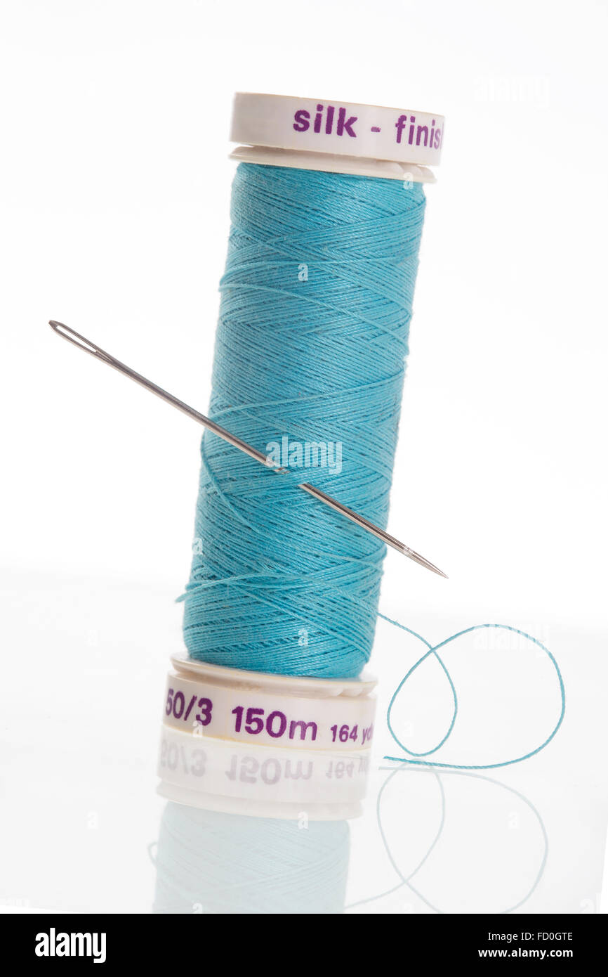 needle and thread Stock Photo - Alamy