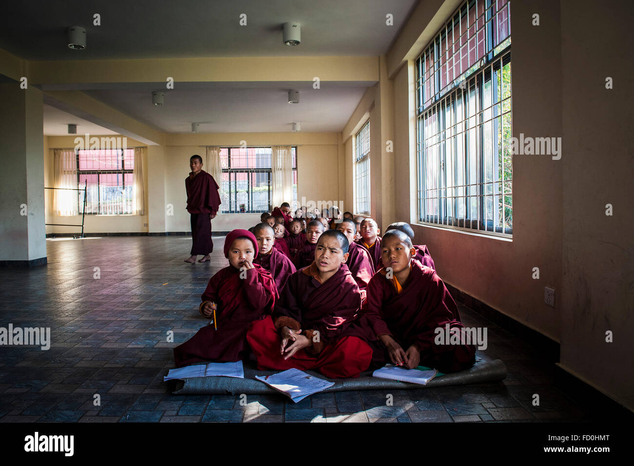 Nepal, Kopan monastery Stock Photo - Alamy
