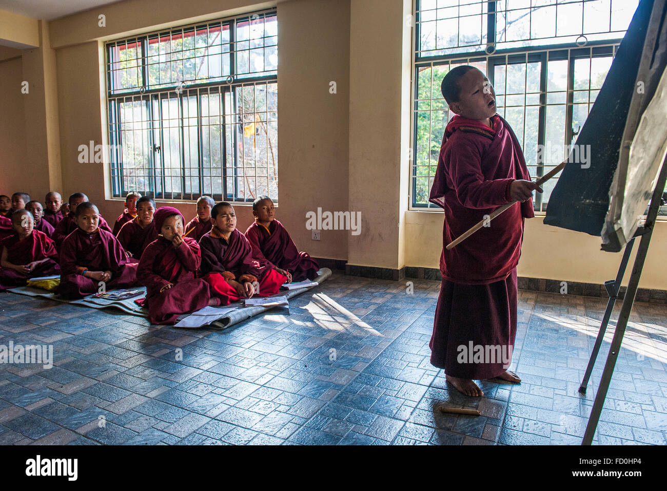 Nepal kopan monastery hi-res stock photography and images - Alamy