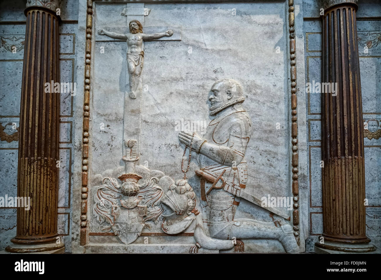 King praying to Jesus in St Vitus Cathedral in Prague Stock Photo - Alamy