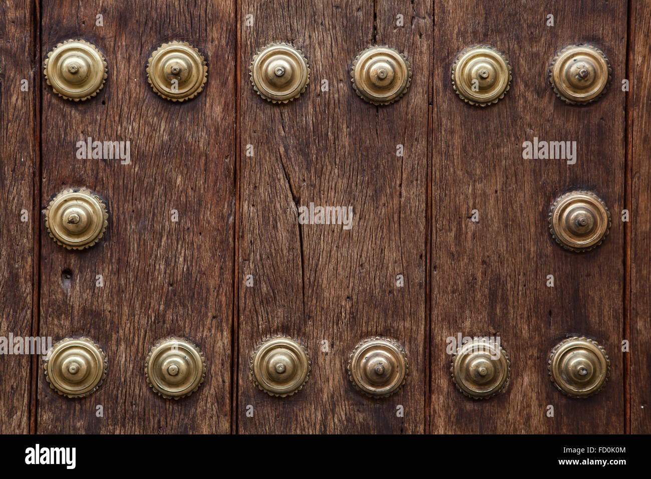 Massive wooden door rivets hi-res stock photography and images - Alamy