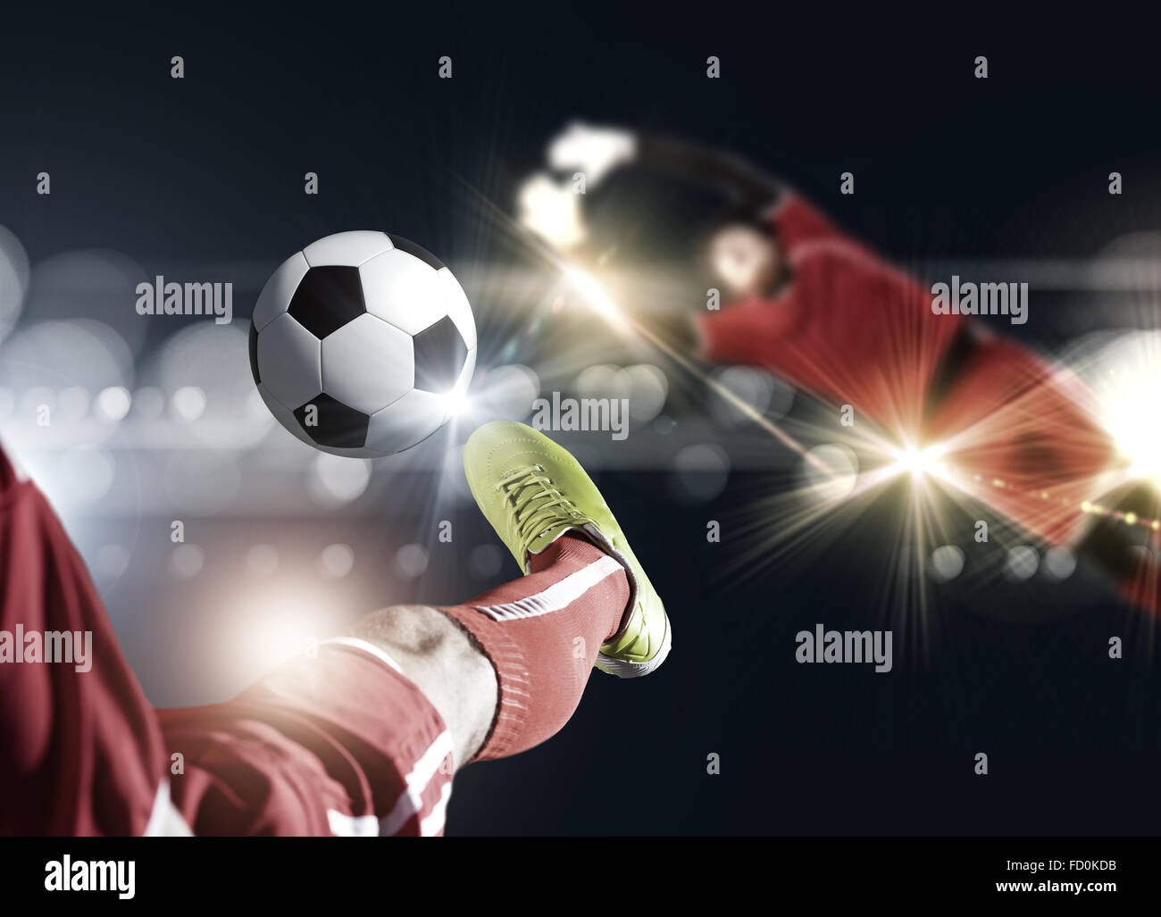 Footballer calf hi-res stock photography and images - Alamy